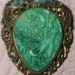 Vintage Chinese Carved Faux Jade Bird Brooch Pin Pendant Filigree - Etsy