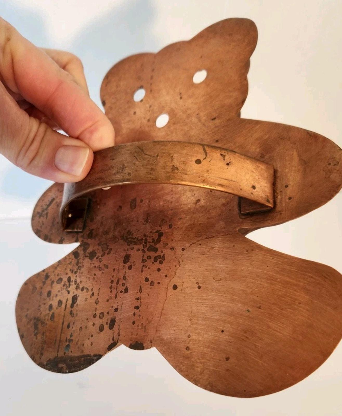 Vtg Cape Cod Copper Works Large Copper Teddy Bear Cookie Cutter ...