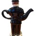 VTG L. Ed Tony Carter England 4-5 Cup Novelty Tea Pot Policeman Bobby ...