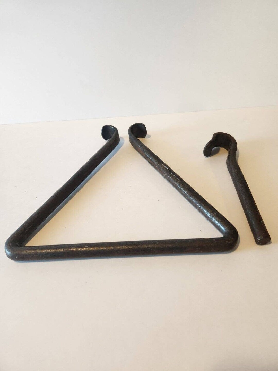 Artisan Forged Metal Triangle, Chuckwagon, Dinner Bell, Ranch, Cast ...