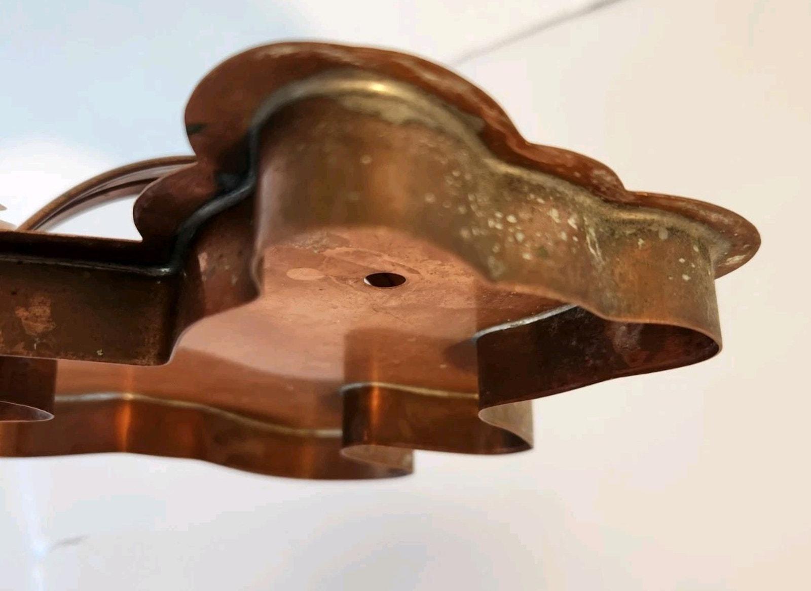 Vtg Cape Cod Copper Works Large Copper Teddy Bear Cookie Cutter ...