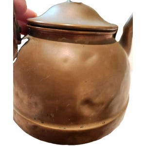 Old Copper Cottagecore Teapot ~ Nice Patina Vintage - Etsy
