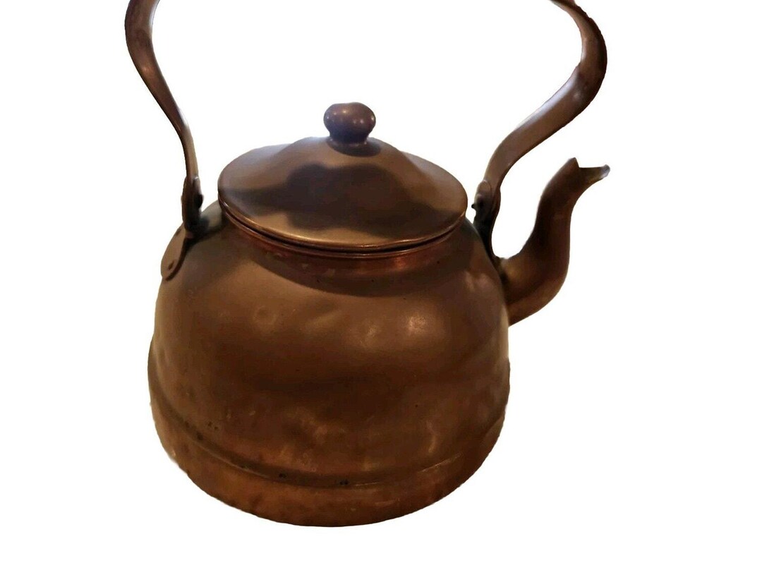 Old Copper Cottagecore Teapot ~ Nice Patina Vintage - Etsy