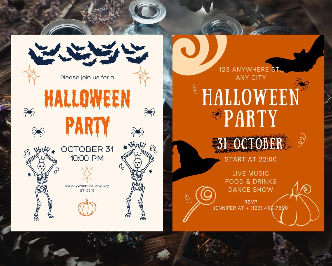 Hand-drawn Halloween Clipart Bundle – 70 PNG & SVG Graphics (digital ...