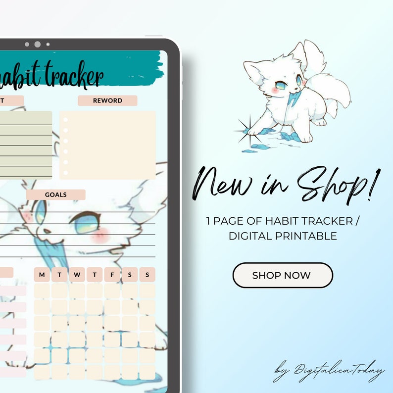 Digital Habit Tracker Challenge Tracker , Goal Planner , Printable Kdp ...