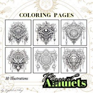 Ancient Seals and Amulets Coloring Pages , Mystic Colouring Pages ...