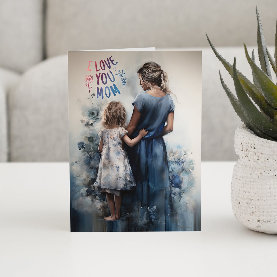 Love You Mom Greetings Printable Mothers Day Card Printable Card ...