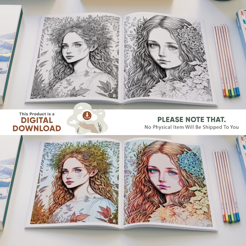 Coloring Pages for Adult Coloring Templates Grayscale Coloring - Etsy