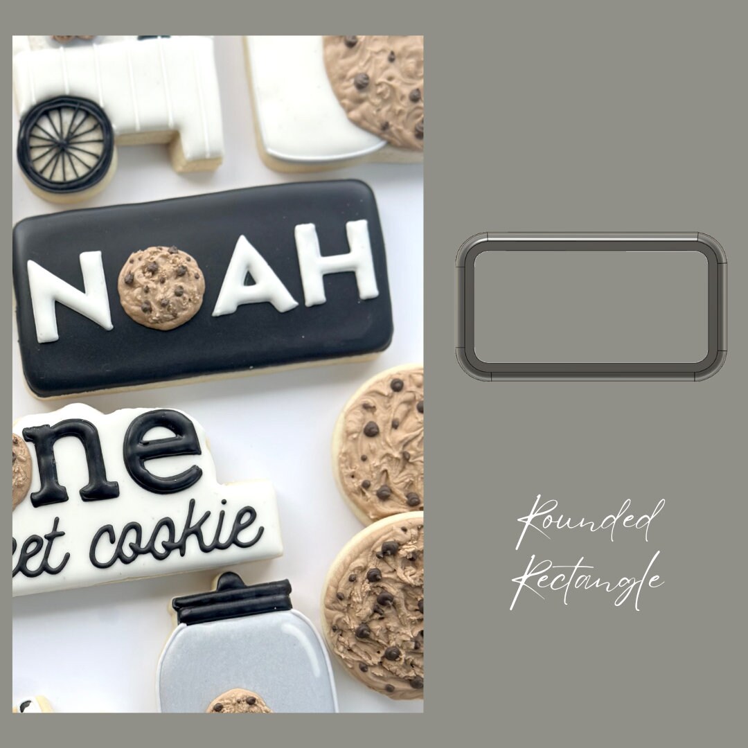 Rounded Rectangle - STL File - Etsy