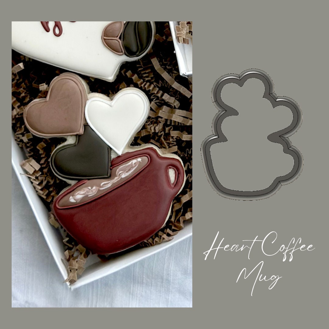 Heart Coffee - STL File - Etsy