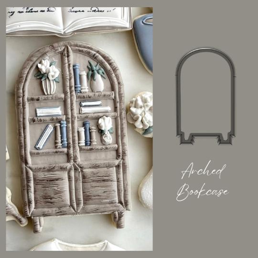Arched Bookcase - STL File - Etsy