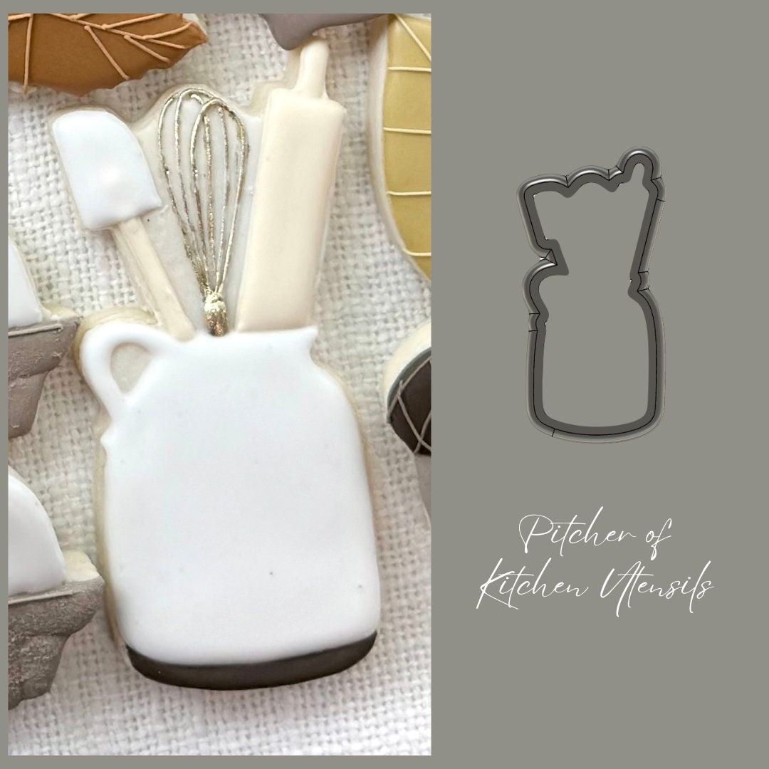 Pitcher of Kitchen Utensils - Etsy