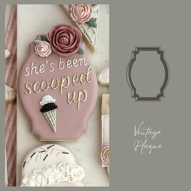 Vintage Plaque - STL File - Etsy