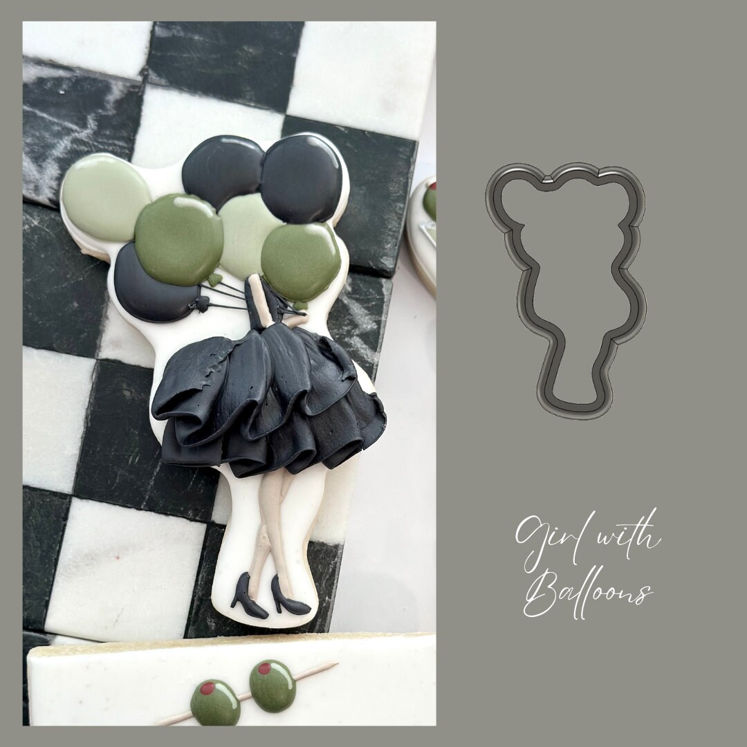 Girl With Balloons - STL File - Etsy