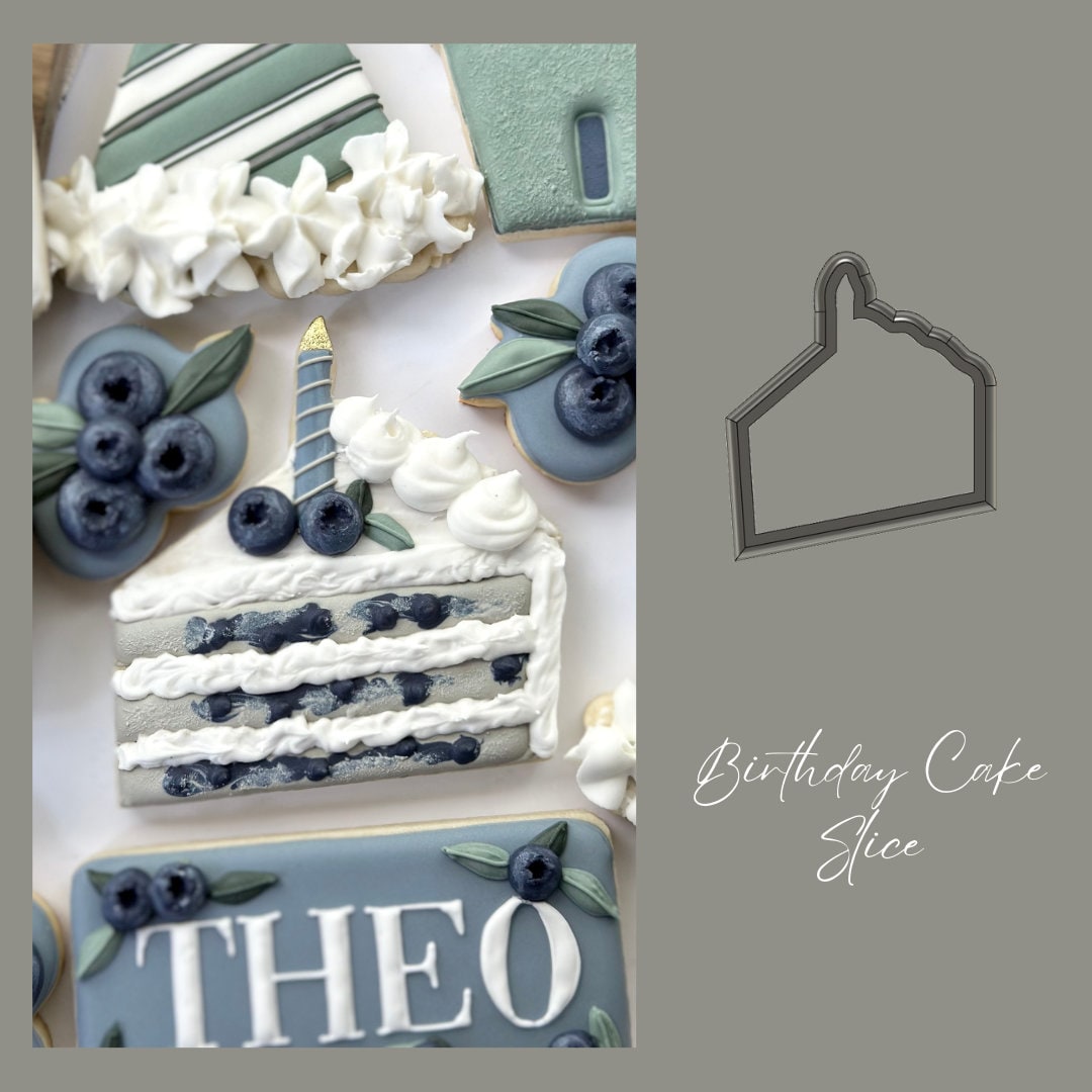 Birthday Cake Slice - STL File - Etsy