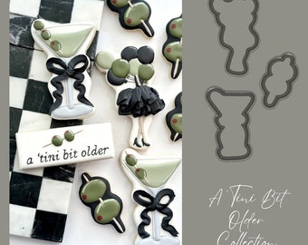 A Tini Bit Older | Espresso Martini Birthday | Decorated Royal Icing ...