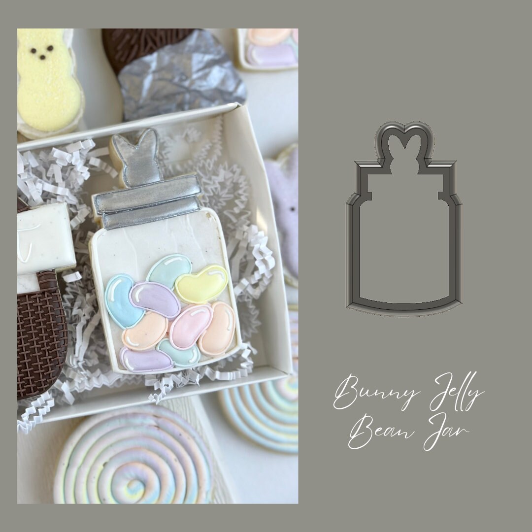 Bunny Jelly Bean Jar - STL File - Etsy