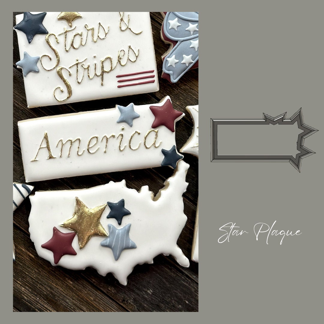 Star Plaque - STL File - Etsy