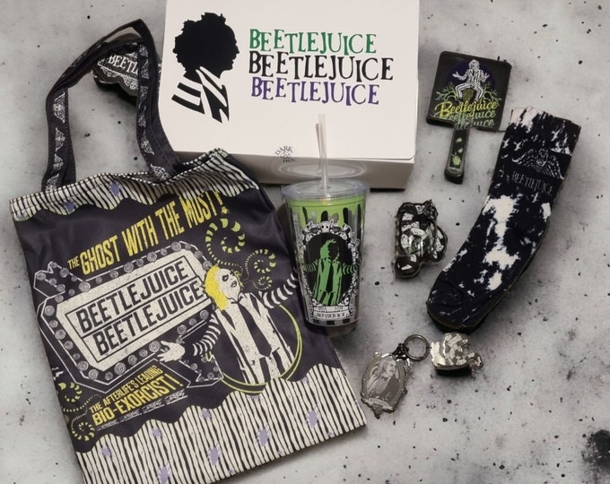 Beetlejuice Themed Gift Box, Tim Burton, Halloween, Gift, Lydia - Etsy