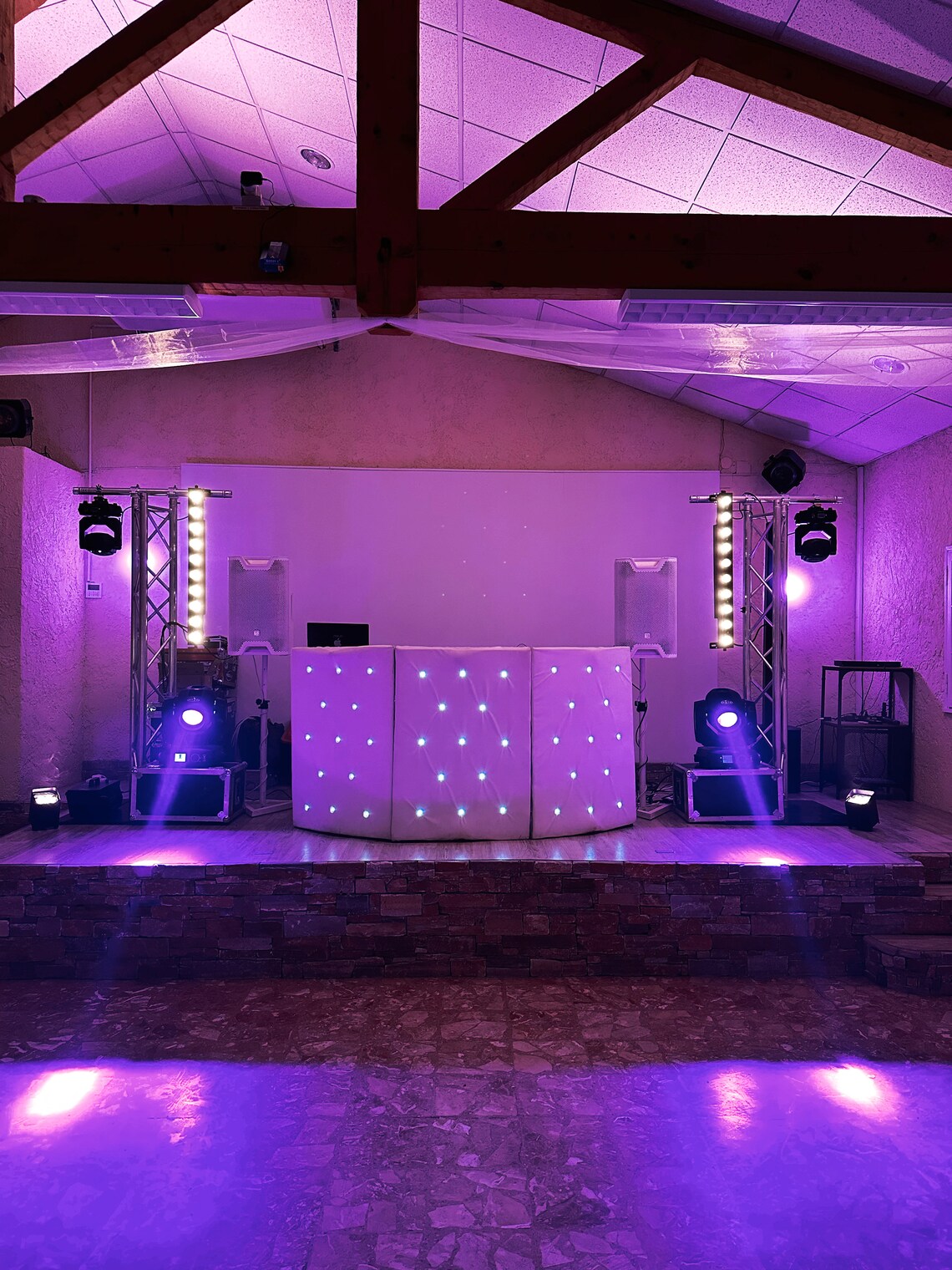 Rounded Led Dj Booth - Etsy