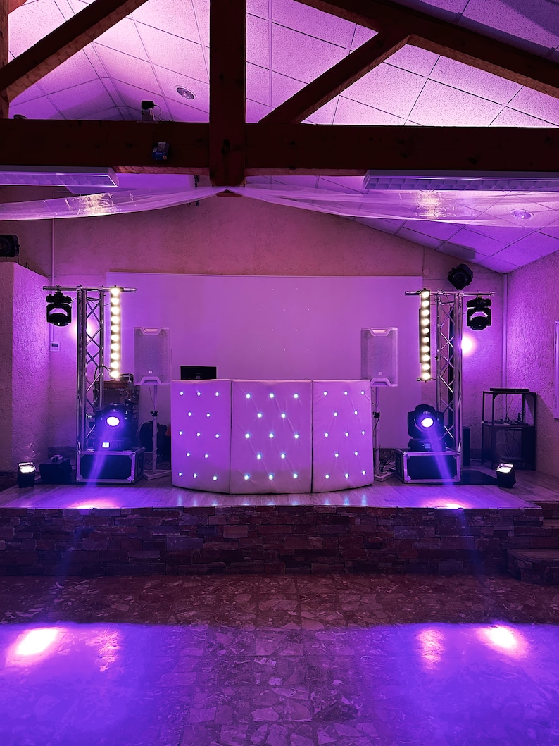 Rounded Led Dj Booth - Etsy