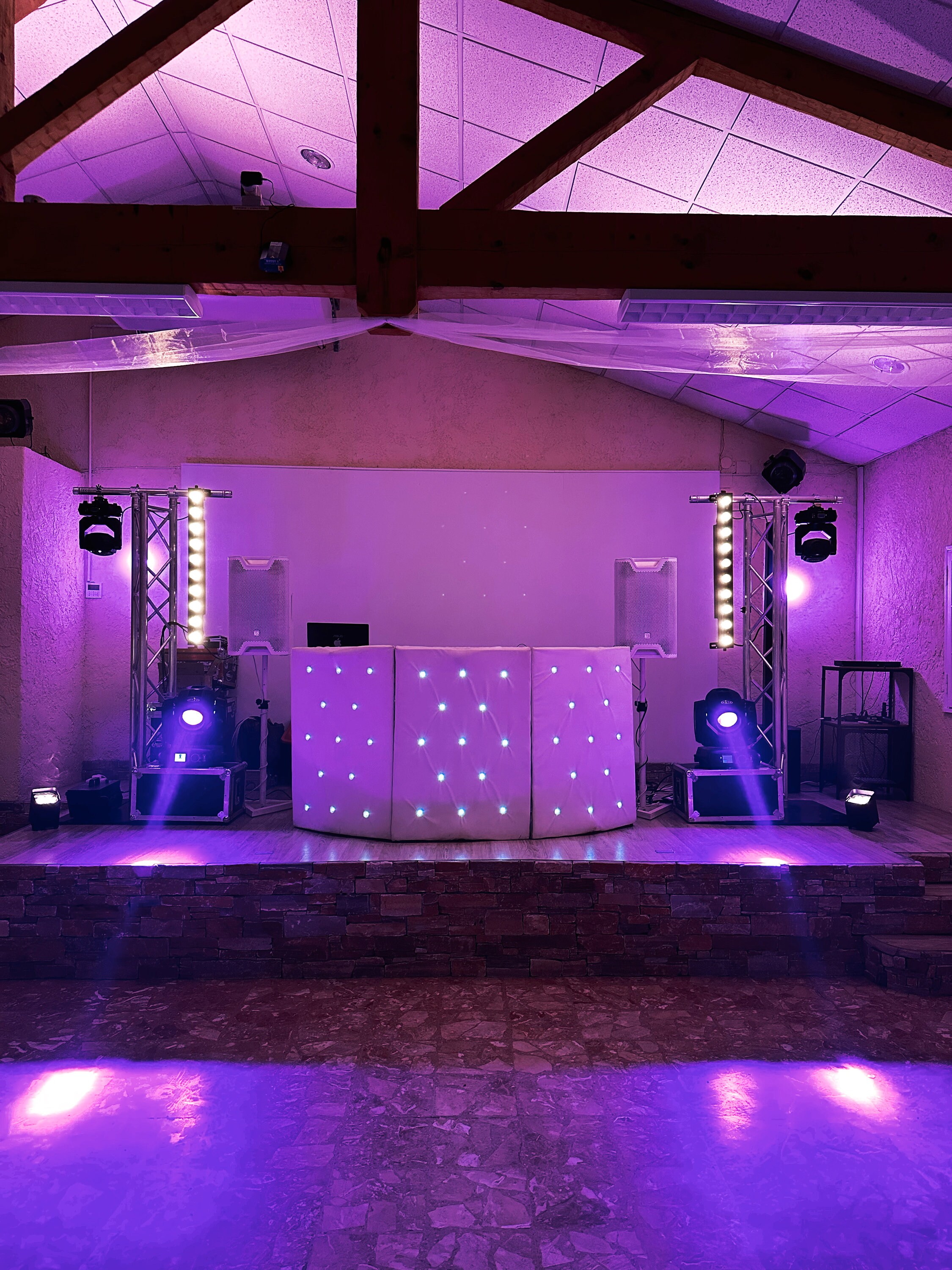 Rounded Led Dj Booth - Etsy