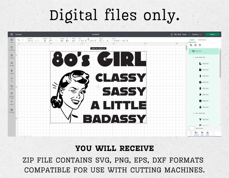 Get Retro With 80s SVG for 40th Birthday, Badass Mom & Girl Power ...