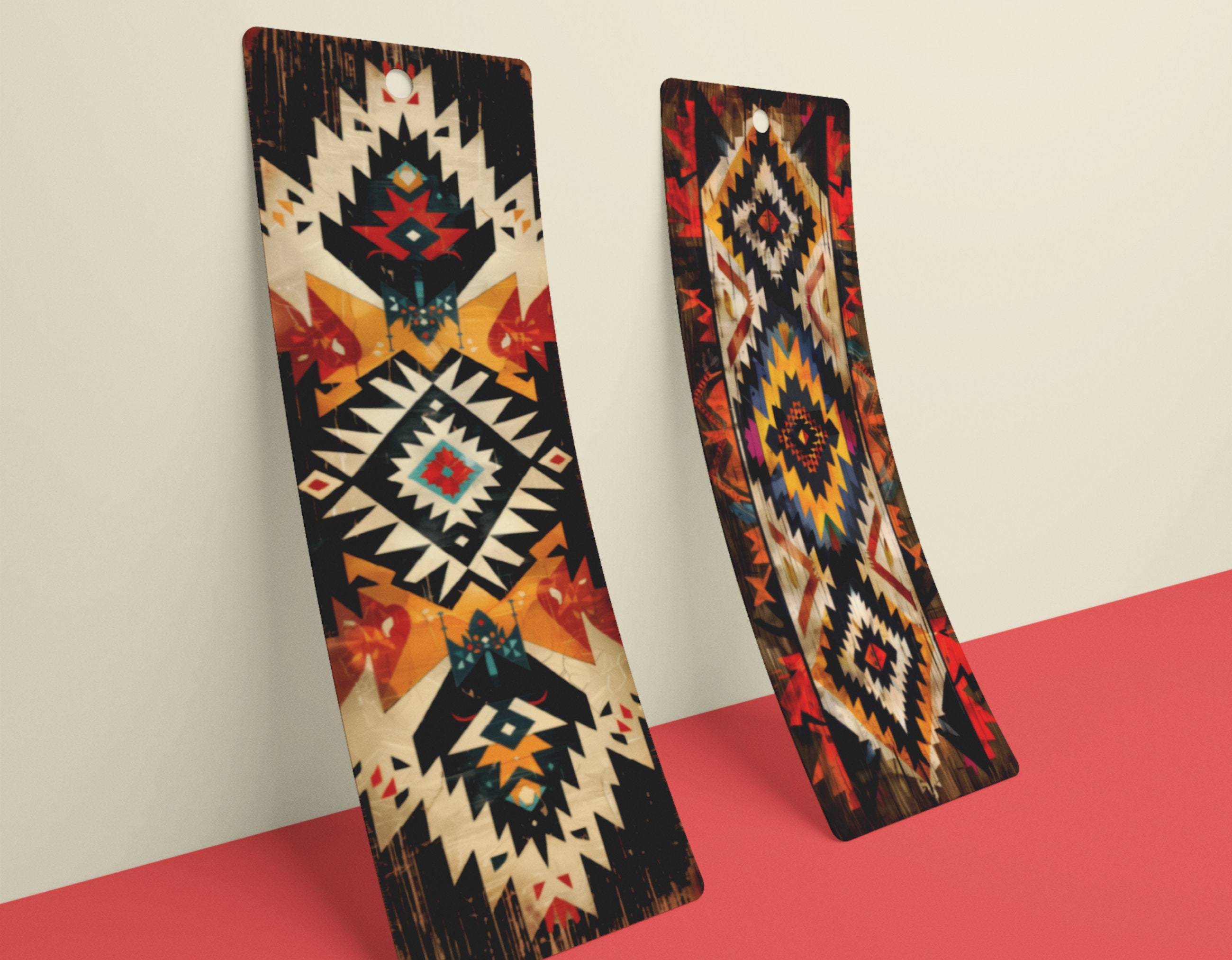 Native American Pattern Inspired Printable Bookmarks 10 PNG & 2 JPG ...