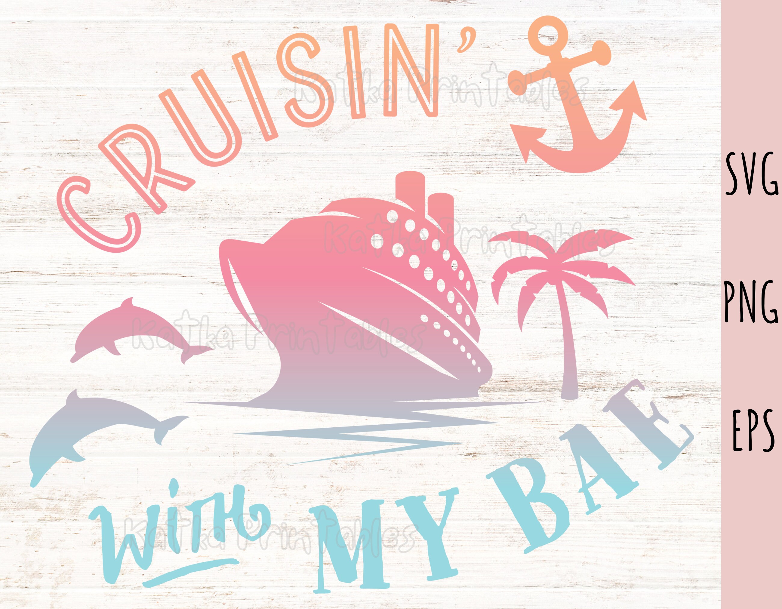 Couples Cruise SVG, Funny Cruise Bae Svg, Cruise Trip Png, Cruise ...