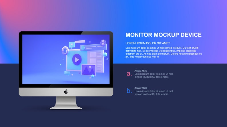 23 Laptop and Monitor Mockup Powerpoint Templates-fully Edit - Etsy