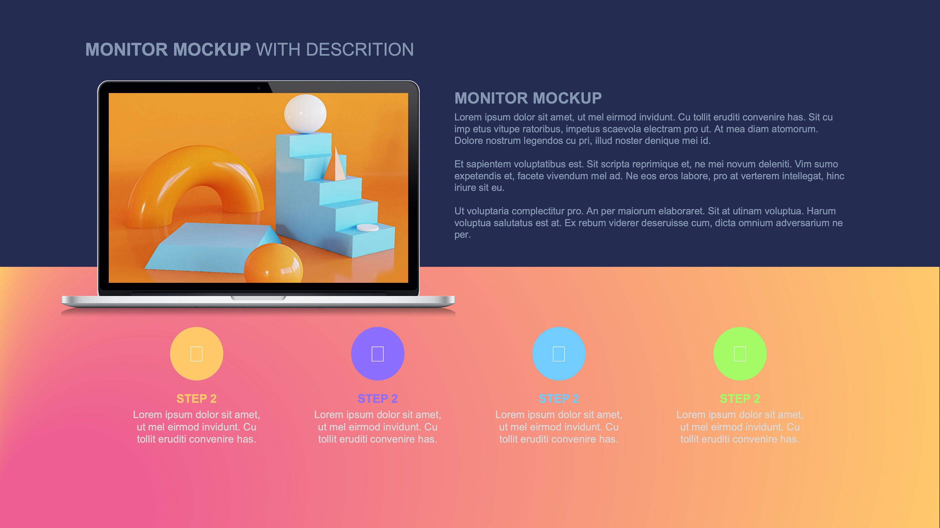 23 Laptop and Monitor Mockup Powerpoint Templates-fully Edit - Etsy