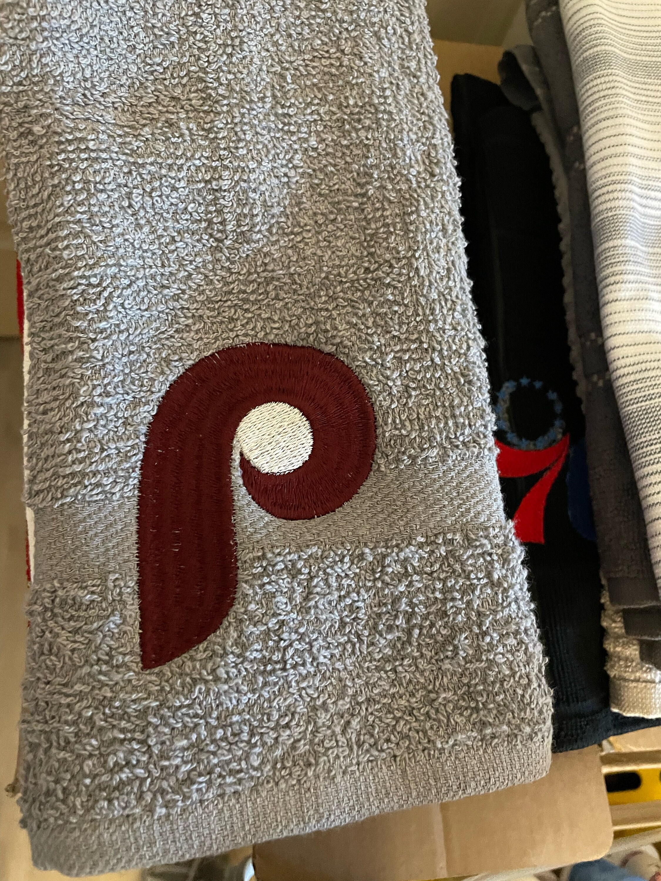 Embroidered Philadelphia Sports Dish Towel | Phillies Towel | Eagles ...