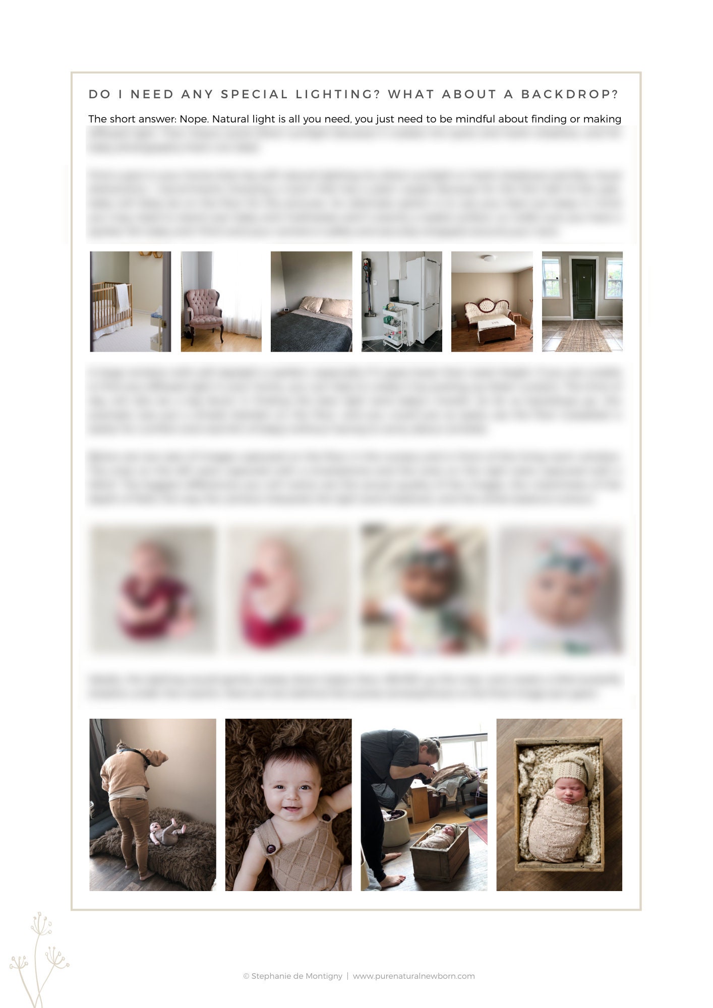 DIY Baby Photography How to Guide Tutorial (PDF) for Tips on Taking ...