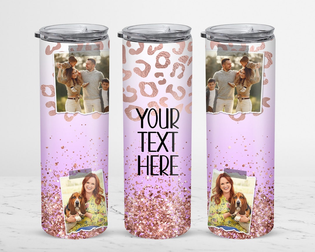FAMILY PICTURES TEMPLATE Family Add Text Photo Wrap Tumbler - Etsy