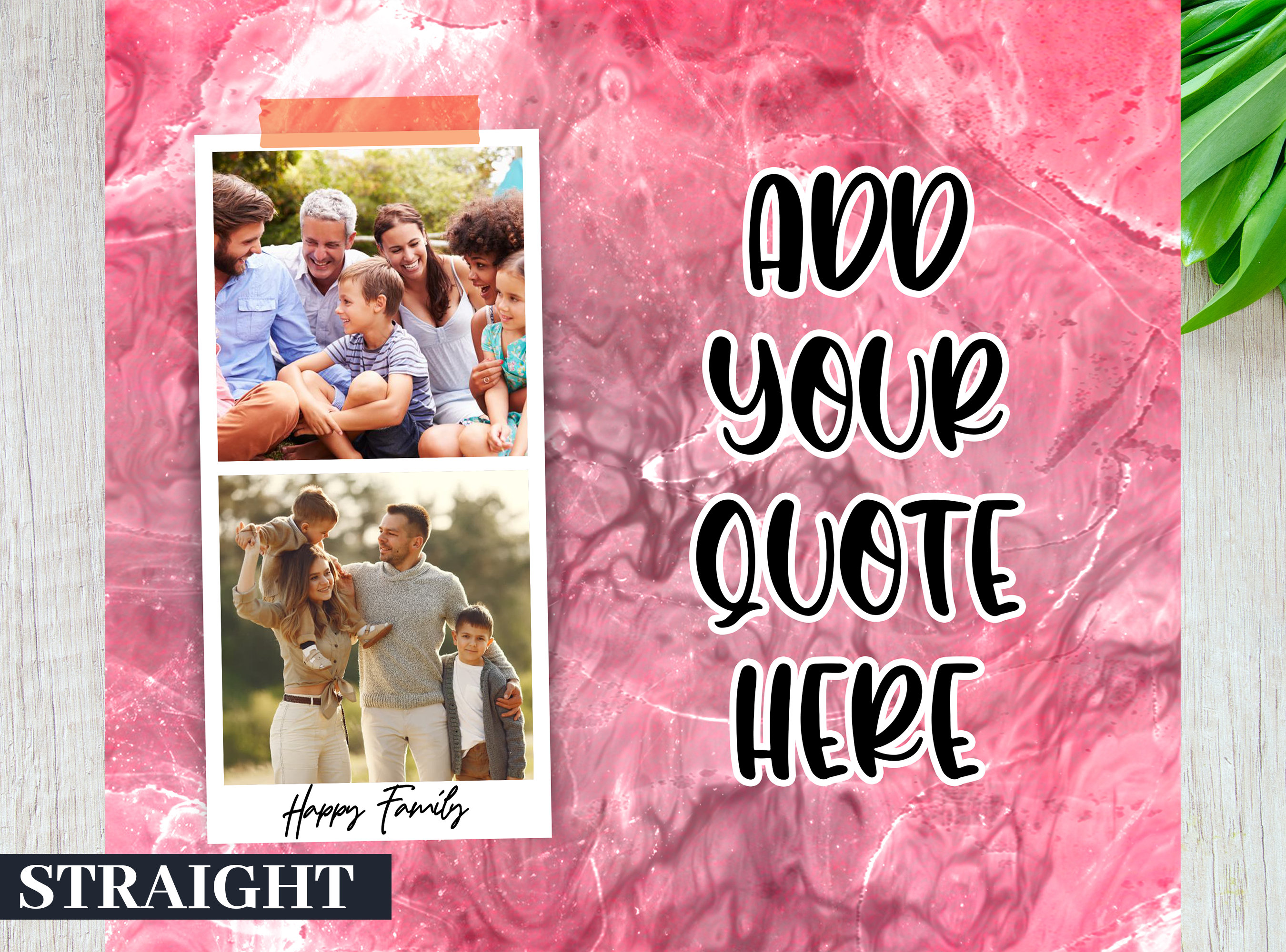 FAMILY PICTURE TEMPLATE Family Add Text Photos Wrap Tumbler ...