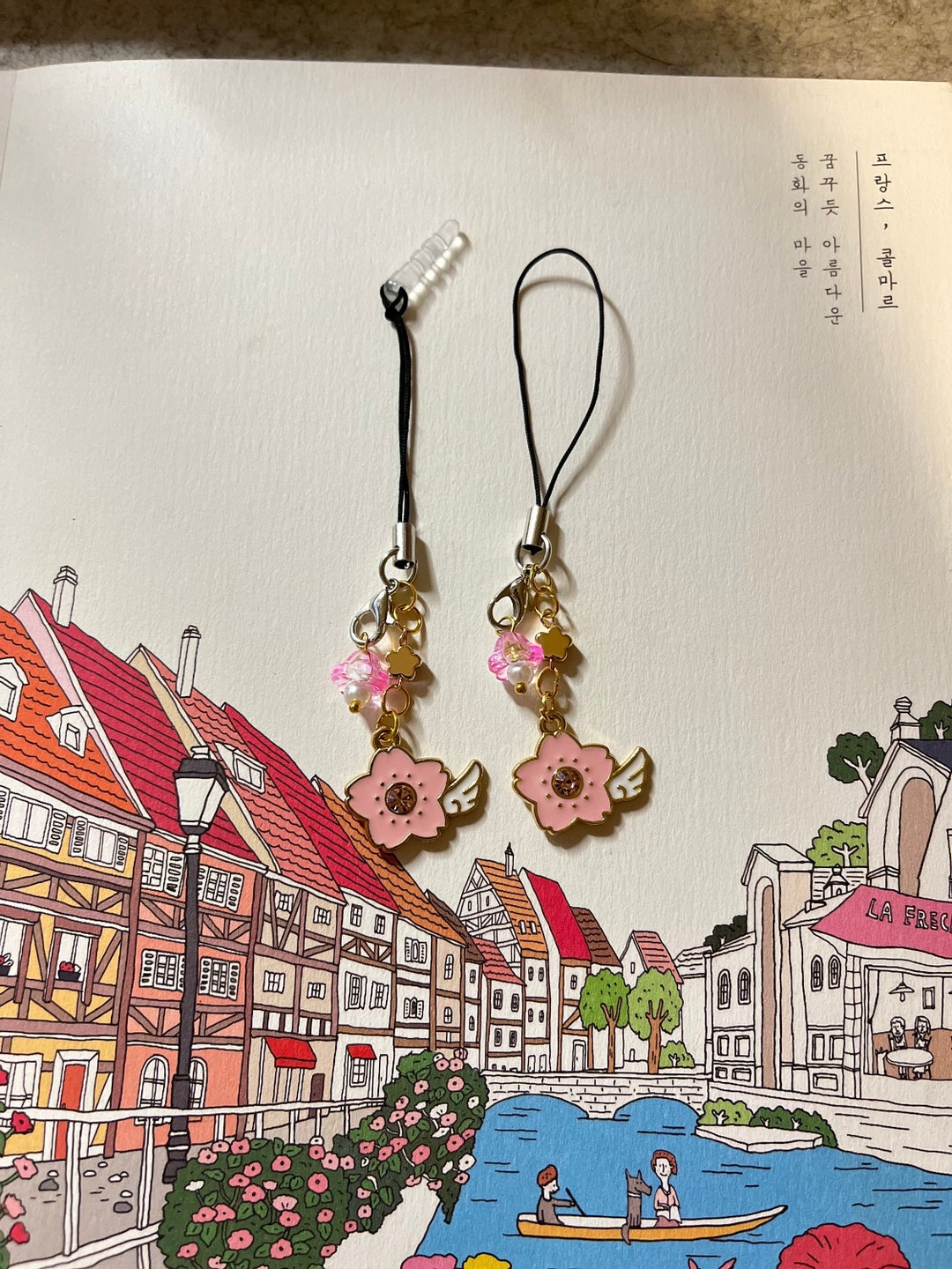 Cute Pink Sakura Cardcaptor Phone Charm/dust Plug. Nintendo Switch ...