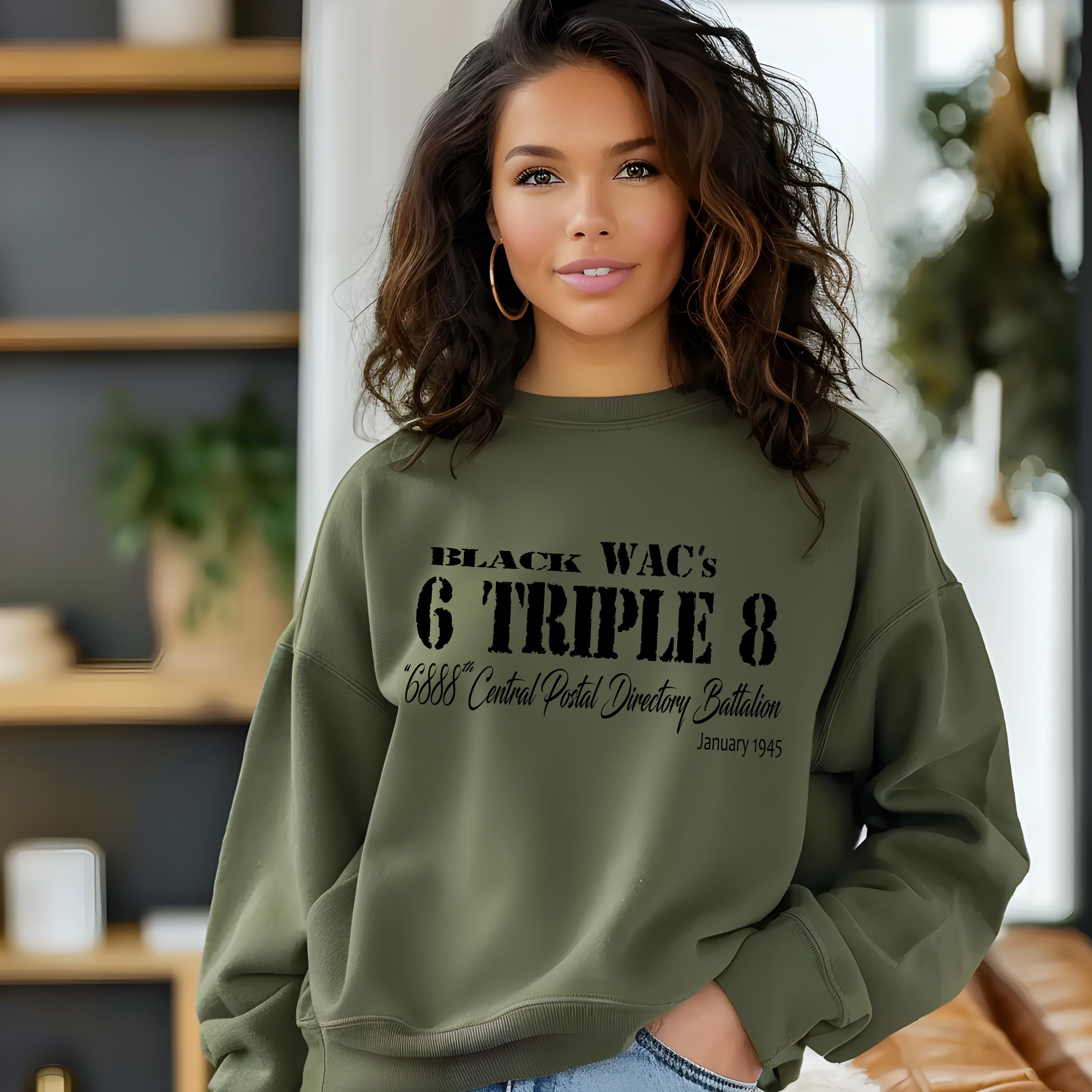 Six Triple Eight 6888th Battalion Tshirt, Celebrate Black History, WWII ...