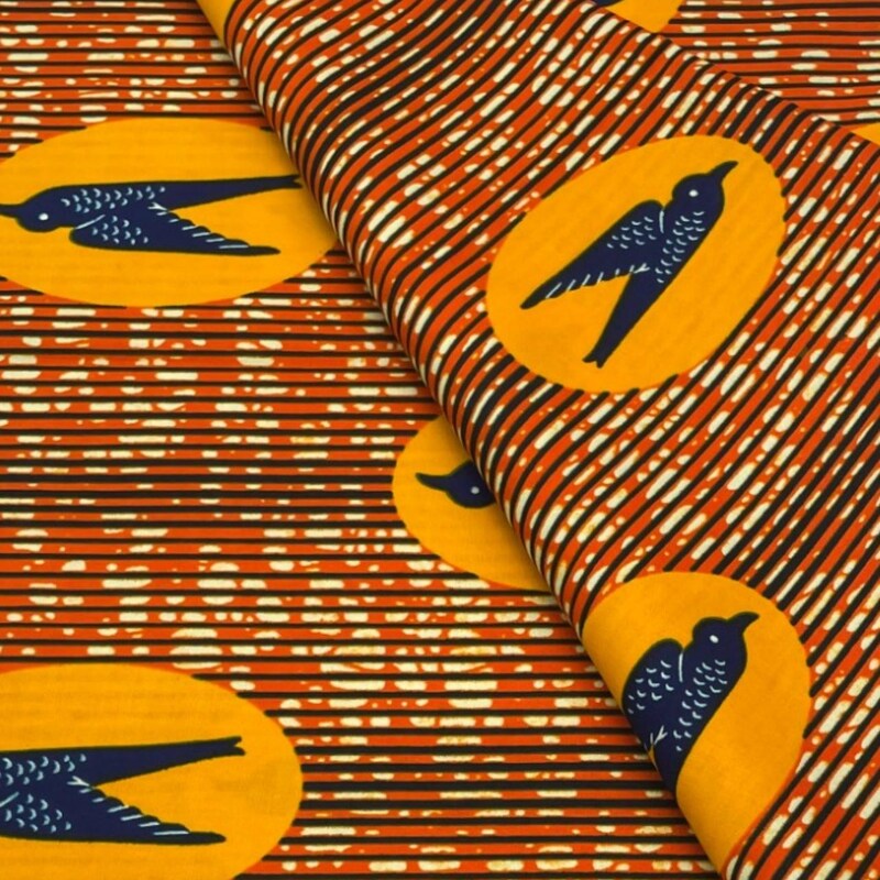 African Fabric Block - Etsy