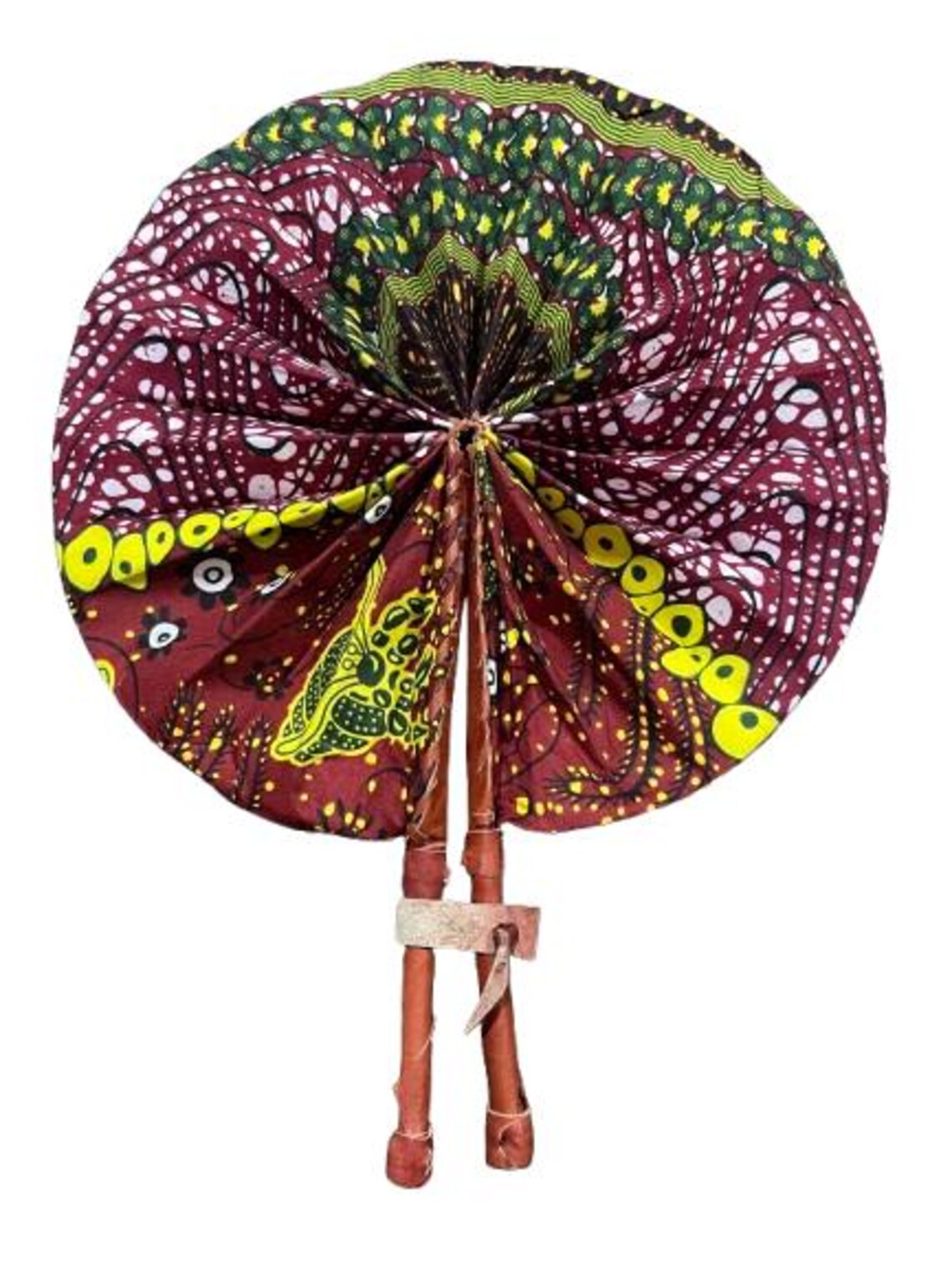 African Woven Folding Fans - Etsy