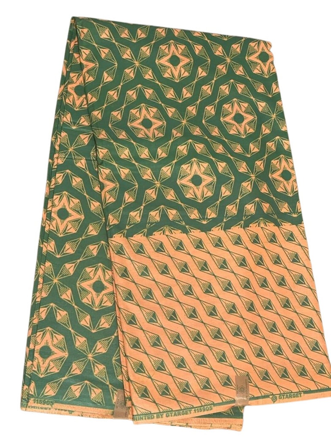 Guaranteed Real African Java Block Print 100% Cotton Fabric - Etsy