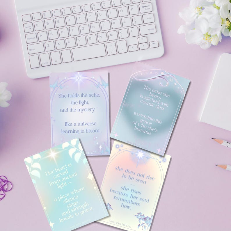 Goddess of Light: 10 Printable & Digital Affirmation Cards – Ethereal ...
