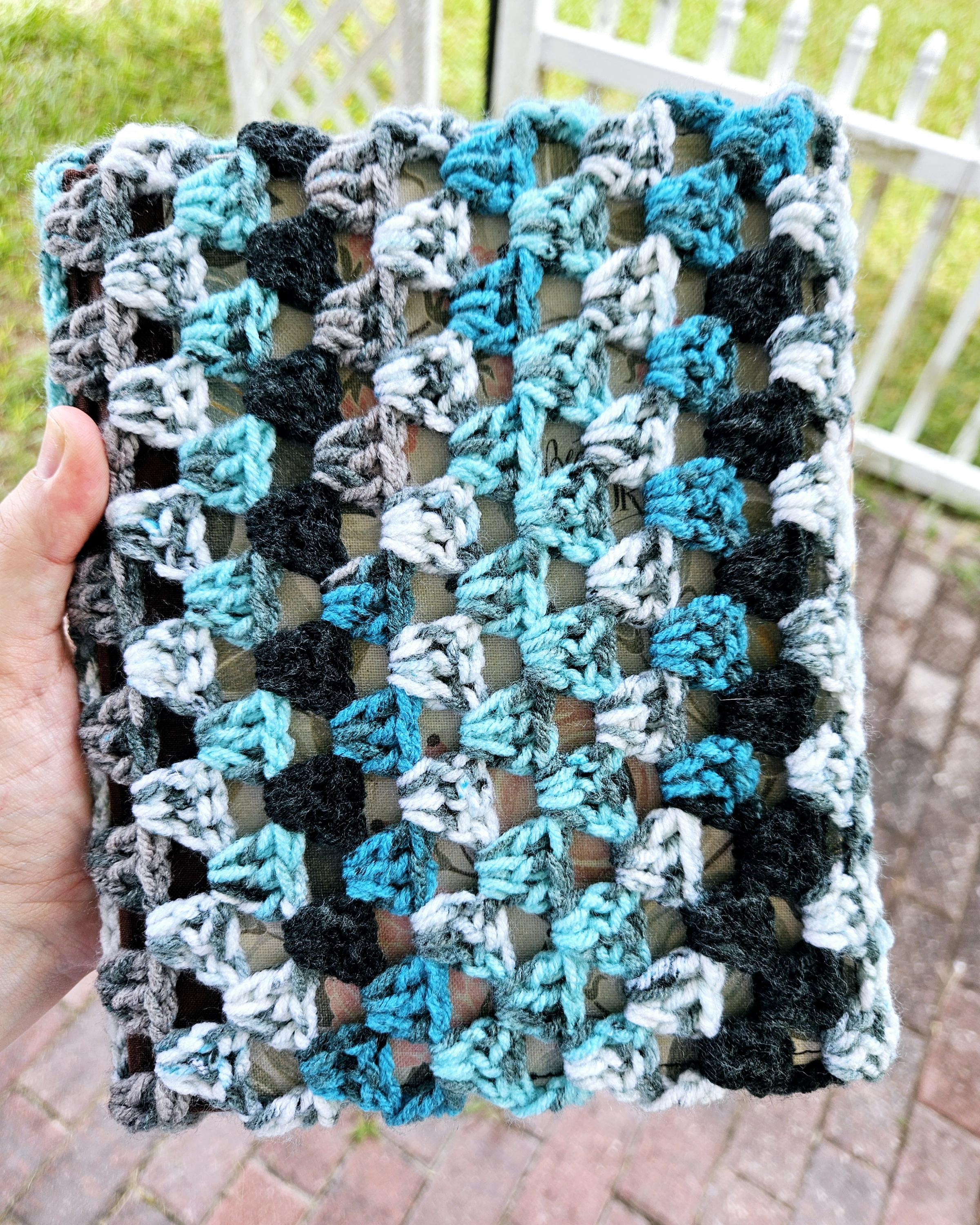 Handmade Granny Square Bible Sleeve: Crochet Book Cover - Etsy