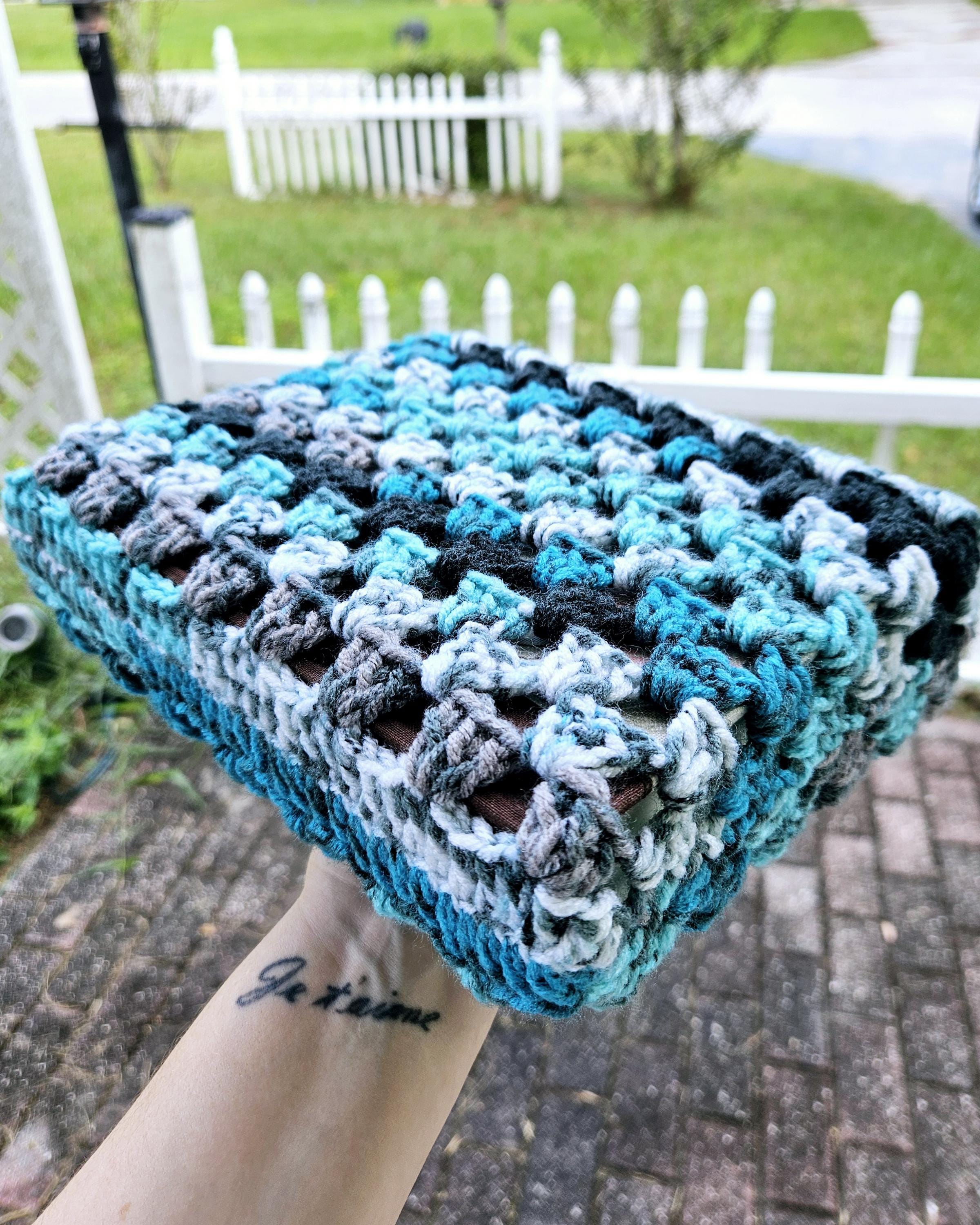 Handmade Granny Square Bible Sleeve: Crochet Book Cover - Etsy
