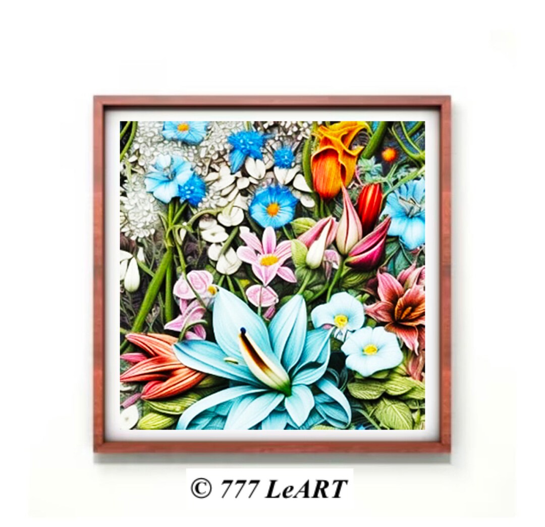 Flora Printable Botanical Wall Art Instant Download Digital Prints Art ...