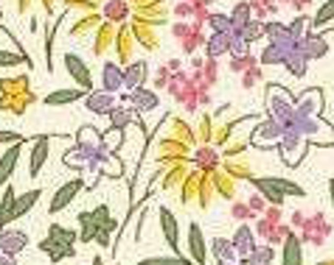 Wideback Fabric Aunt Grace Calico Flowers 30's 108 Inch Wide Marcus ...