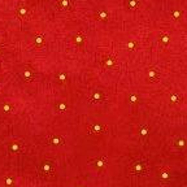Red Gold Fabric - Etsy