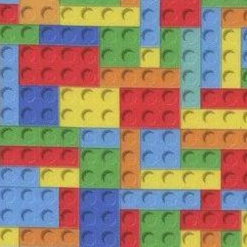 Legos Fabric - Etsy