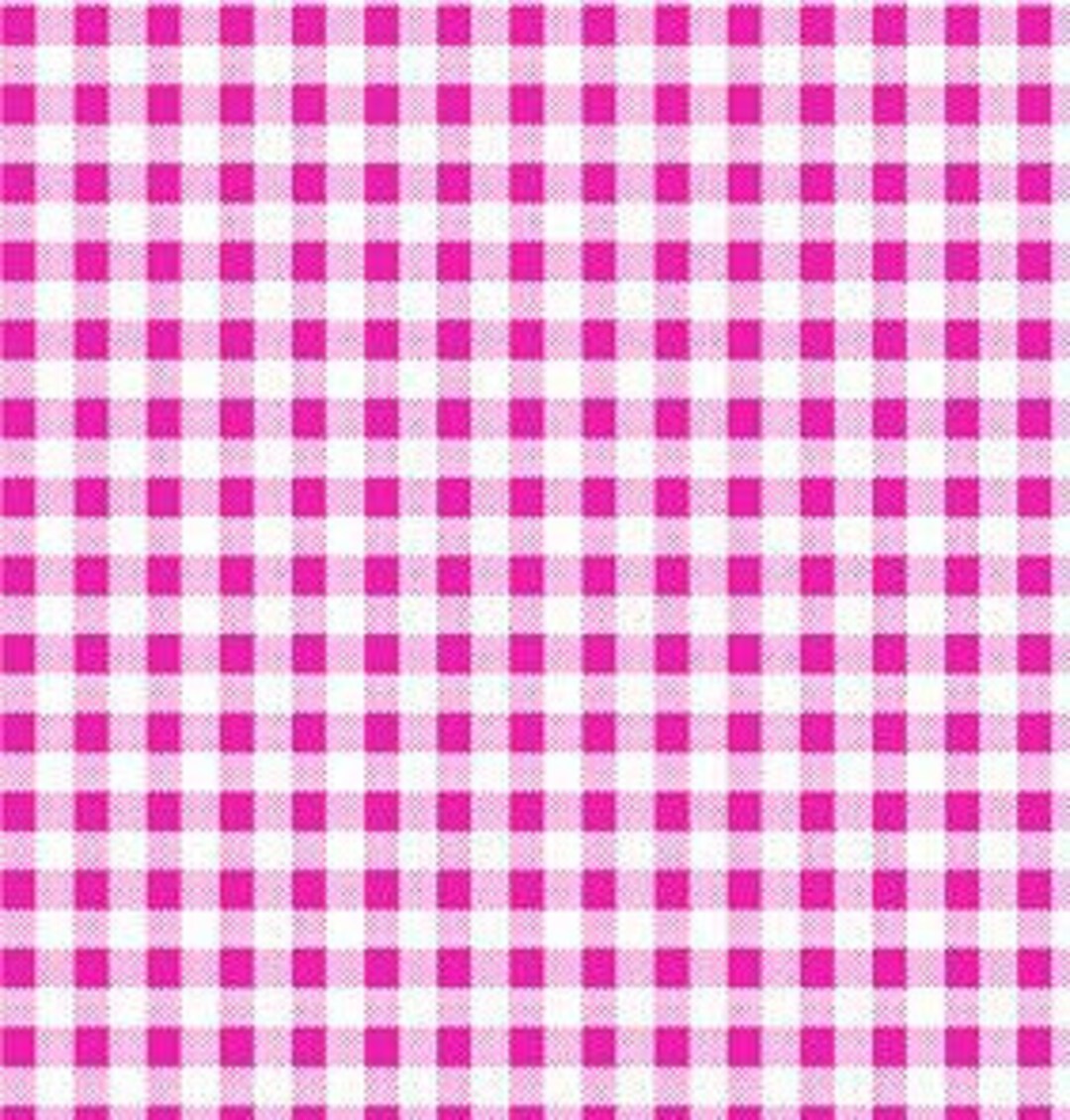 Pink White Gingham Check Fabric Quilt Cotton QT Fabrics 28895-P - Etsy