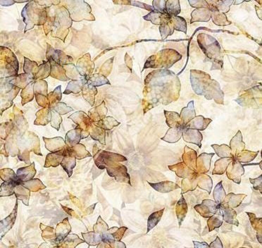 Wideback Fabric Leaves on Tan Got Your Back 108 Inch Wide Cotton Quilt ... Wideback Fabric Leaves on Tan Got Your Back 108 Inch Wide Cotton Quilt ...