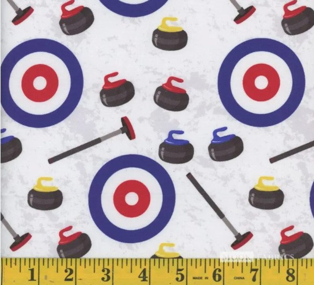 Fabric Curling Target Sport Cotton Quilt Mooks - Etsy